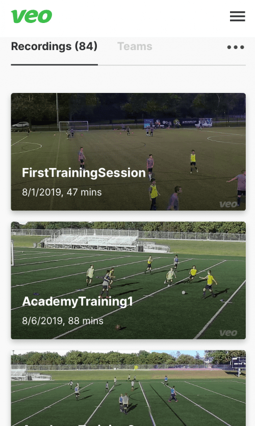 Veo Camera Soccer Video Rental - Soccer Stripes